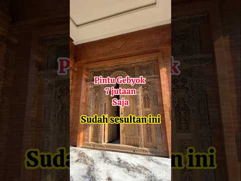 Pintu Gebyok Jati Ukir Jepara #gebyokjepara #berkahukirjepara