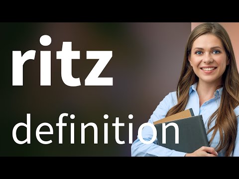 Ritz | what is RITZ definition