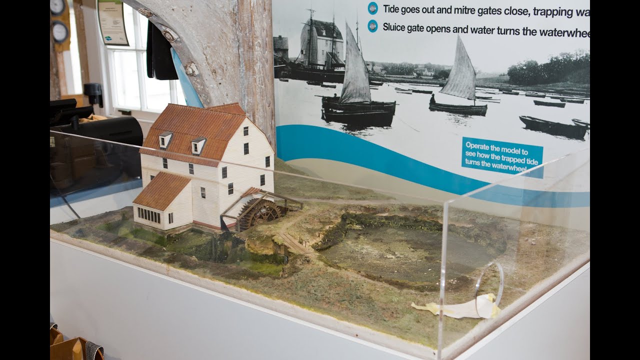 How a Tide Mill is powered by the tides