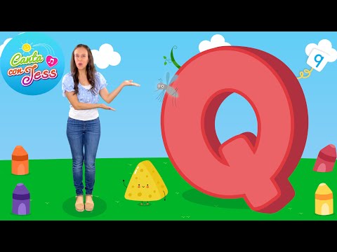 Letter Q Song in Spanish - Letter Sounds by a Native Spanish Speaker | Spanish Alphabet Songs