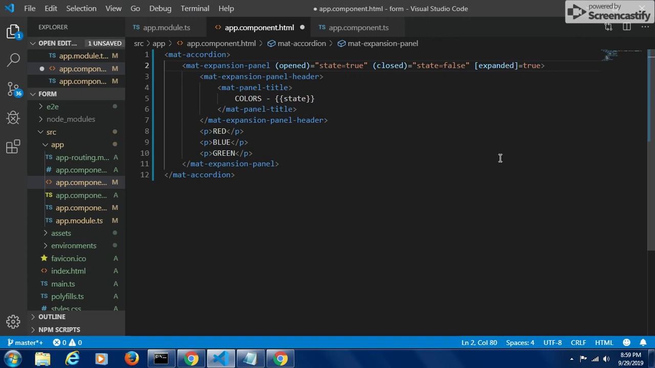 Mat Expansion Panel from Angular Material - Tutorial