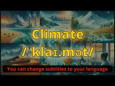 Climate meaning with 5 examples