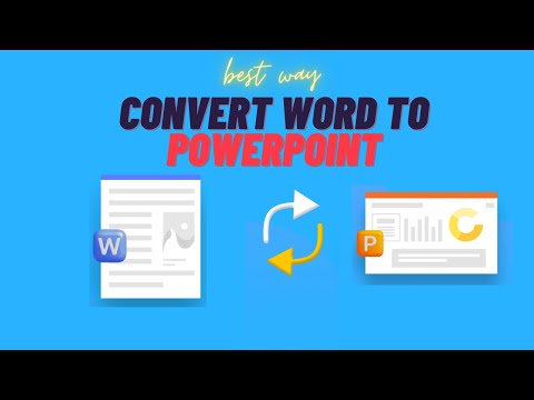 How to Convert Word to PowerPoint - word to ppt conversion | how to convert word document to ppt
