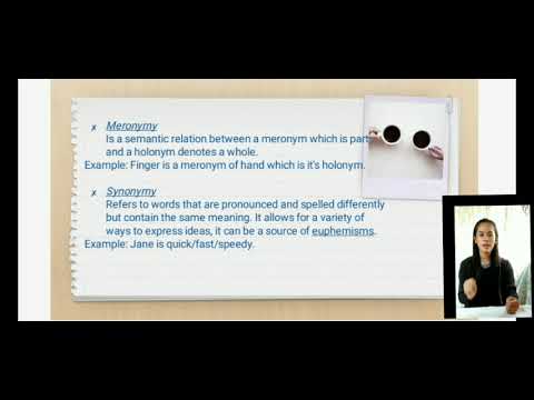 Scope of Word Meaning