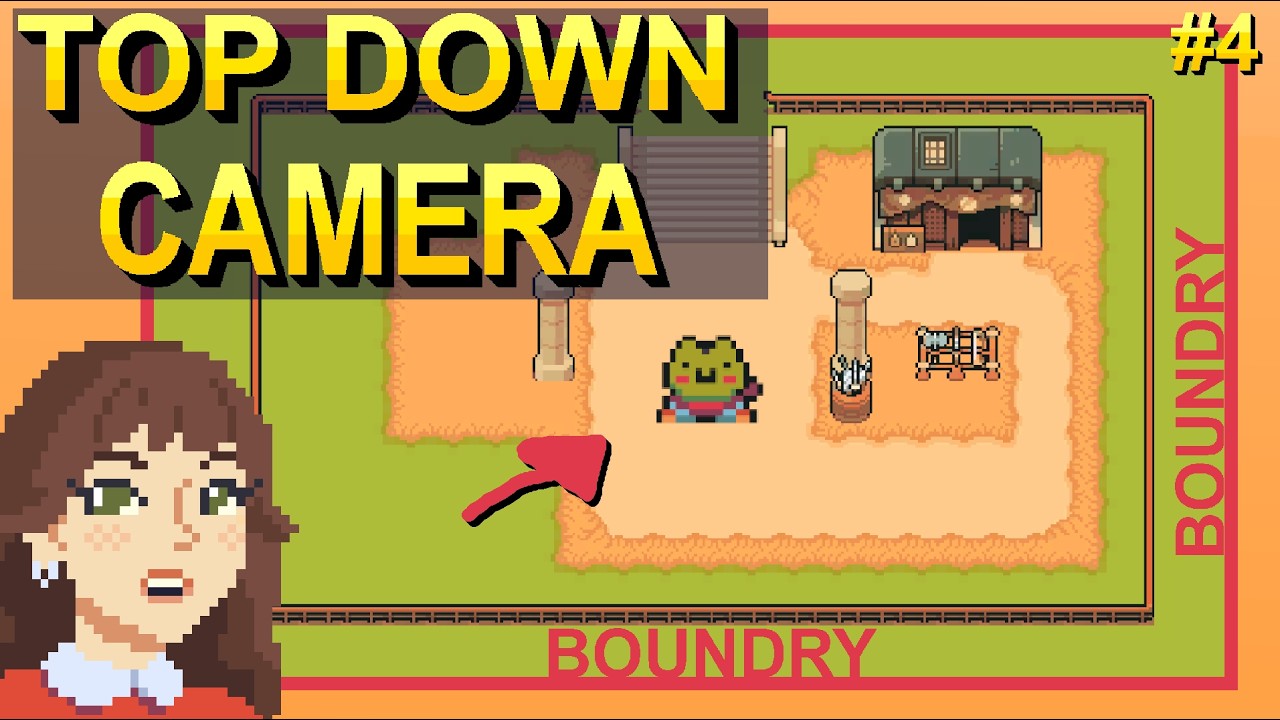 Player Tracking and Camera Bounds - Top Down Unity 2D #4