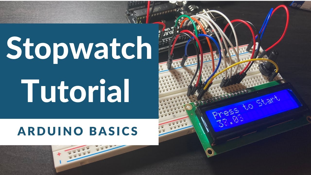 Arduino Stopwatch with LCD | Beginner Arduino Project