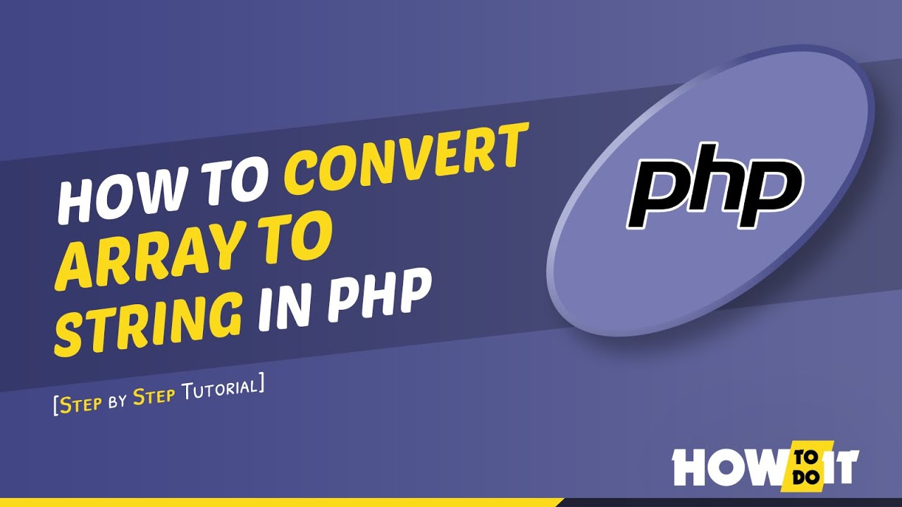 How to convert array to string in php 2024 | Skill Wave