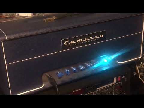 2018 Mark Cameron Ocean Blue 100% custom amplifier | Reverb