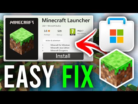 How To Fix Minecraft Not Downloading On Microsoft Store | Fix Minecraft Not Installing Windows 11