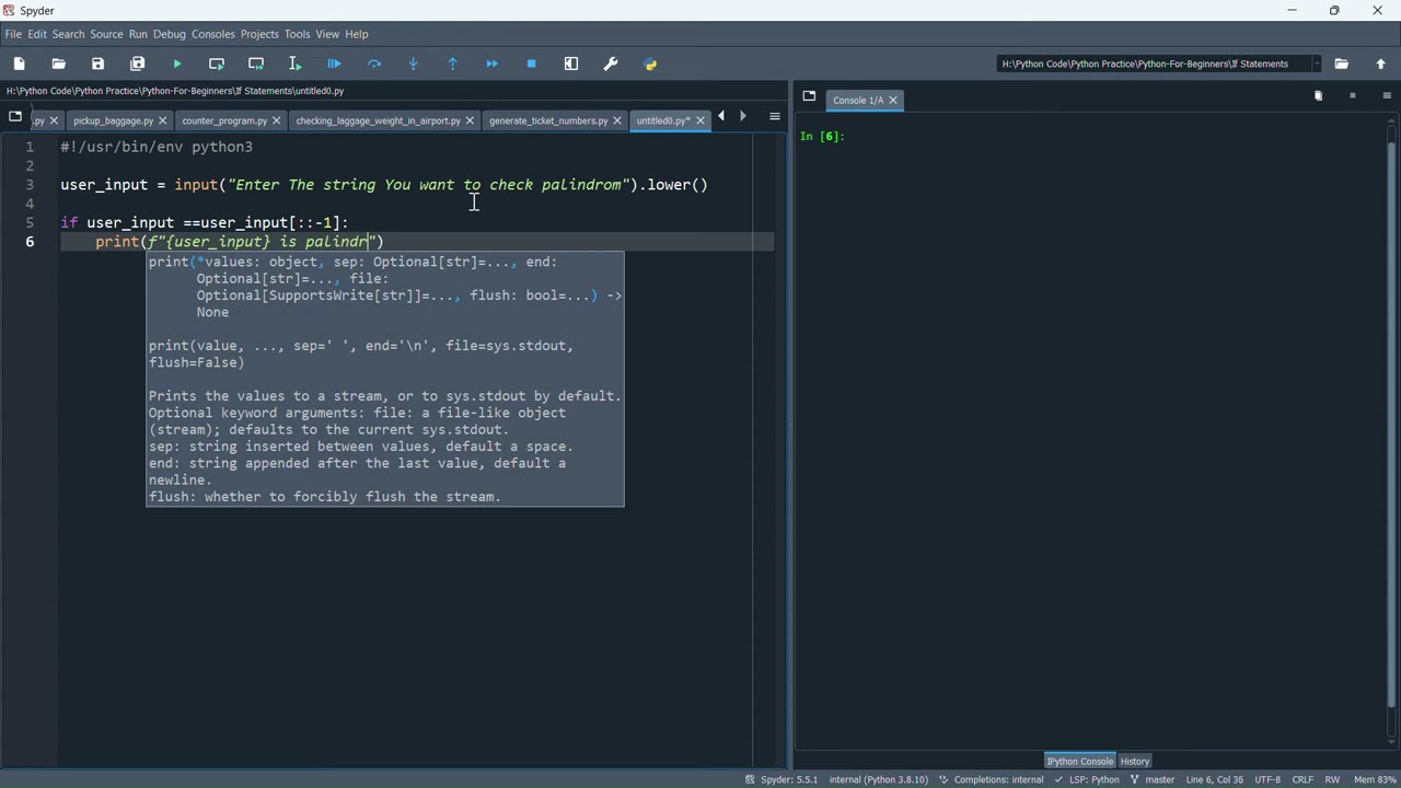 Python Palindrome Checker: Learn How to Check Palindromes in a String | Coding Tutorial