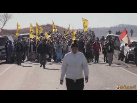 Turkey National News Agency Interviews NAAIP Director General Hemoc Xelup at Standing Rock