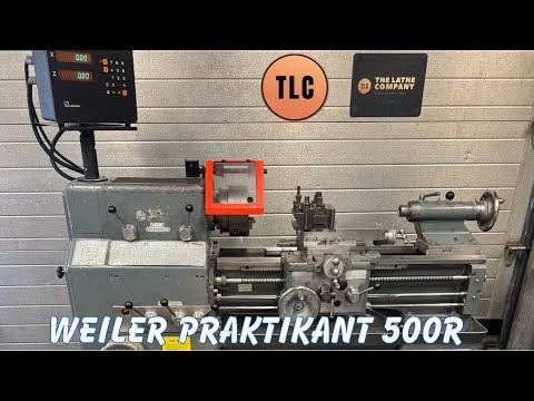 Weiler Praktikant 500R Heidenhain Drehmaschine Lathe Drehbank Svarv Tornio Tour