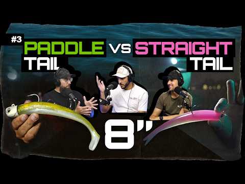 8" Paddle Tail vs 8" Straight Tail | Keep Casting Pod #3