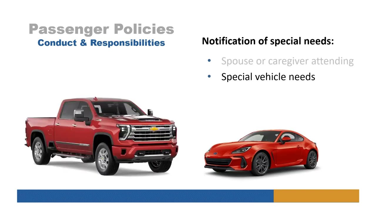 Volunteer Training - MEDICAL TRANSPORTATION - #2 (Policies)