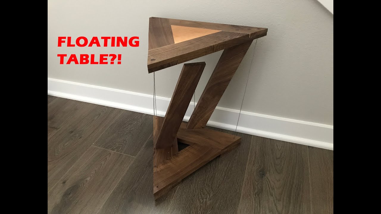 Building a tensegrity/floating table (Easy build!)