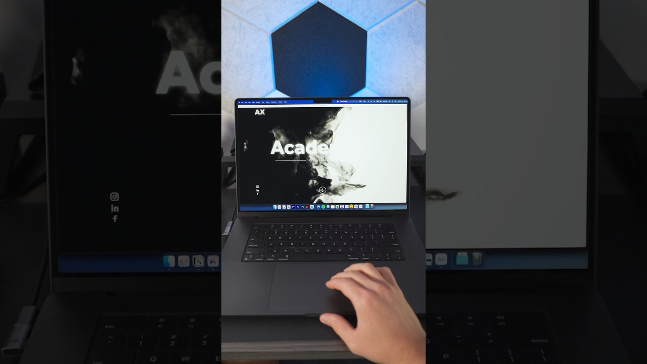 Smoke TRANSITION Effect with Wix Studio #webdesign