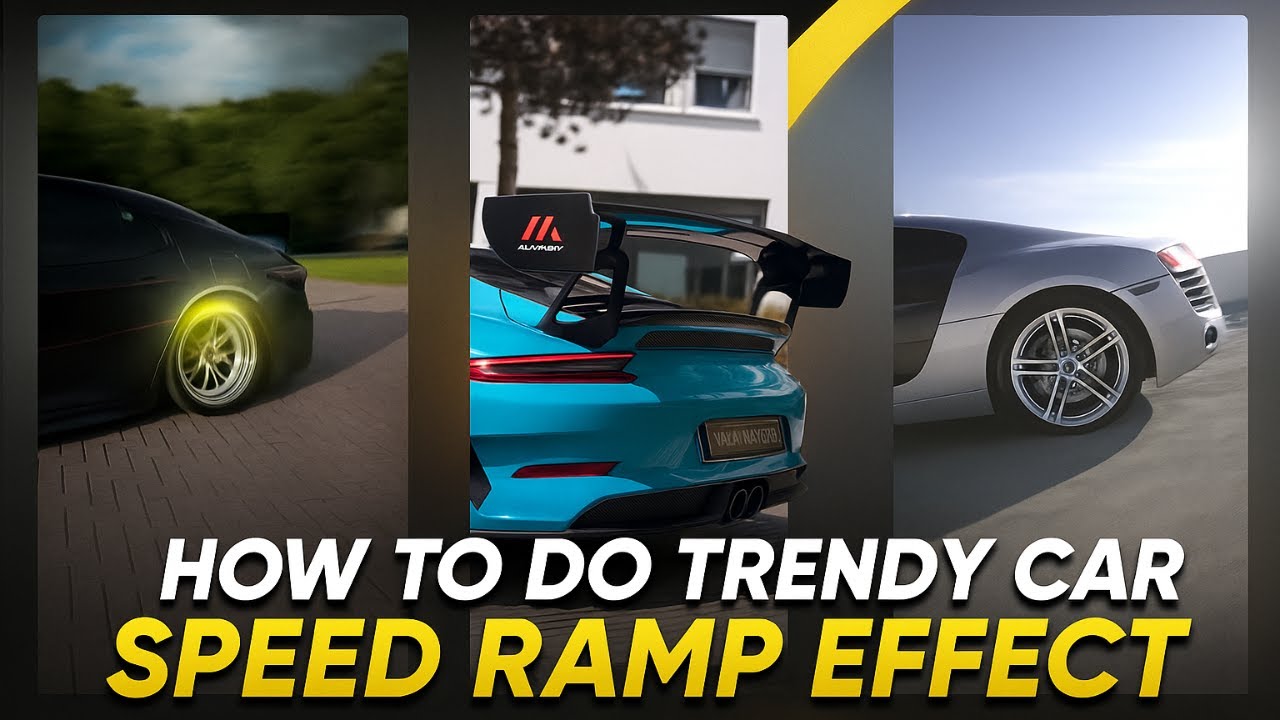 How to Do Trendy Car Speed Ramp Effect in CapCut PC