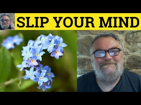 🔵 Slip Your Mind Meaning - Slipped My Mind Examples - Slip One's Mind Defined - Idioms - ESL