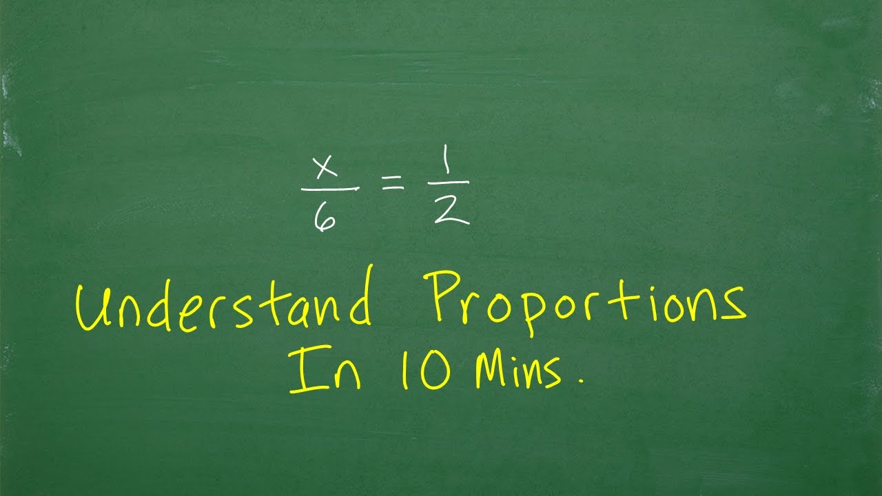 Understand Proportions in 10 minutes