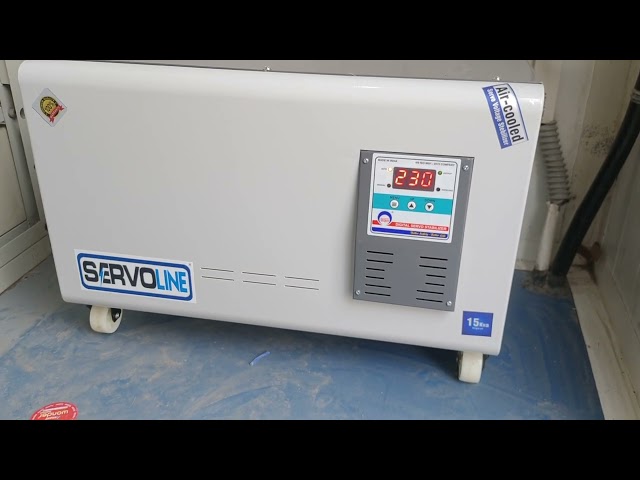 SINGLE phase SERVO voltage stabilizer - 7.5KVA SERVO Lift Elevator ...