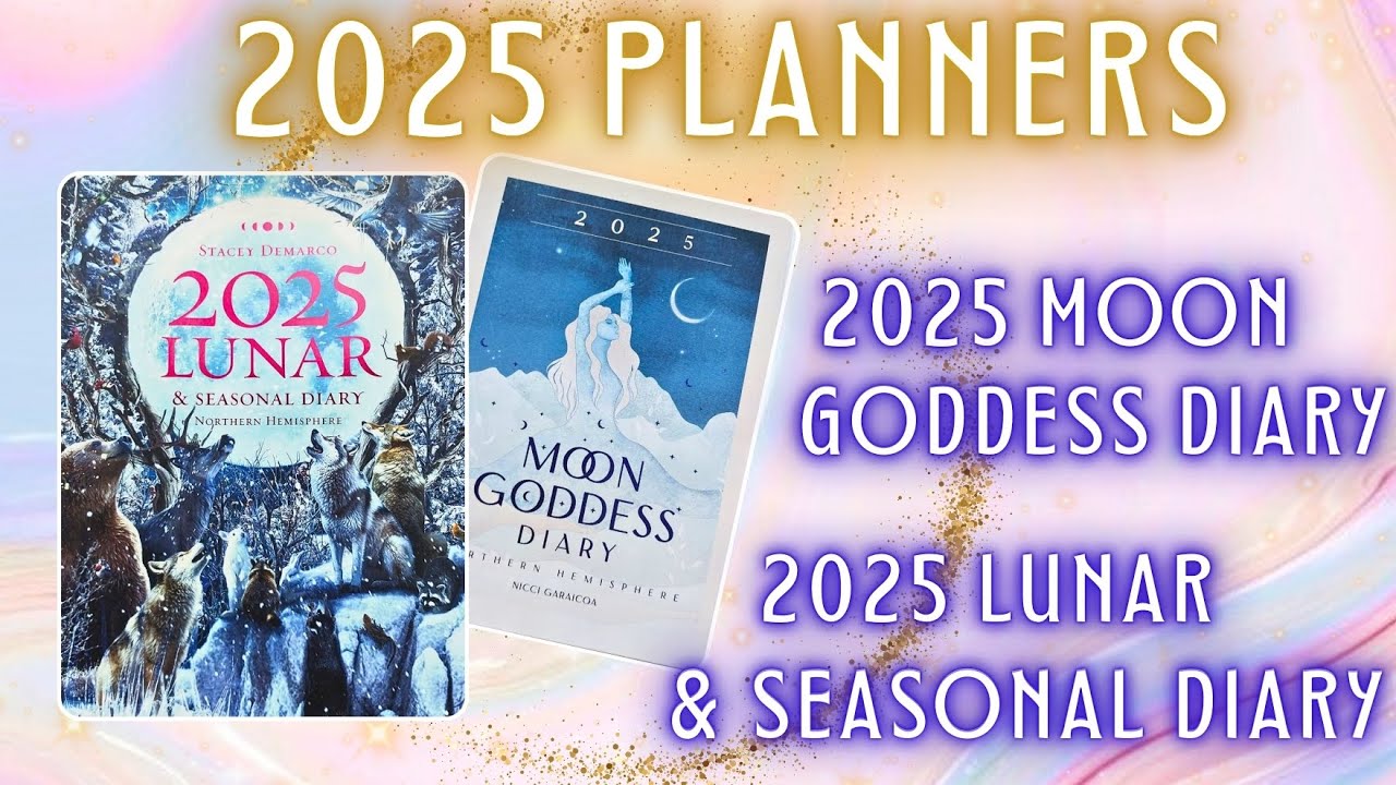 2025 Moon Goddess Diary & 2025 Lunar and Seasonal Diary│Flip-through🩷