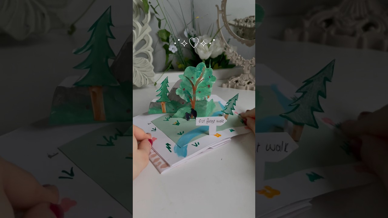 DIY pop up date book 🥹🫶🏻🎀