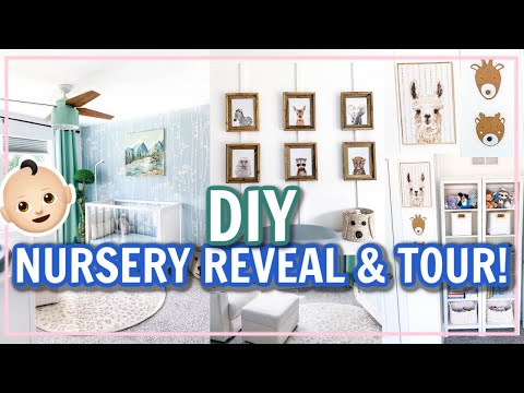 DREAM NURSERY REVEAL! ULTIMATE DIY BOY NURSERY IDEAS! | Alexandra Beuter