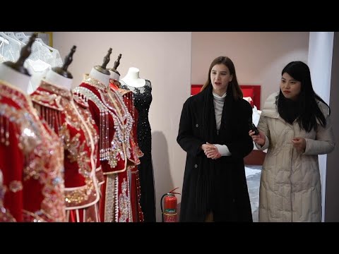 GLOBALink | French expat explores wedding dress town in E China