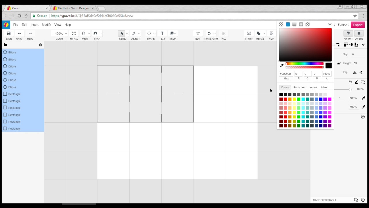 Gravit.io - Making Vector Puzzle Pieces
