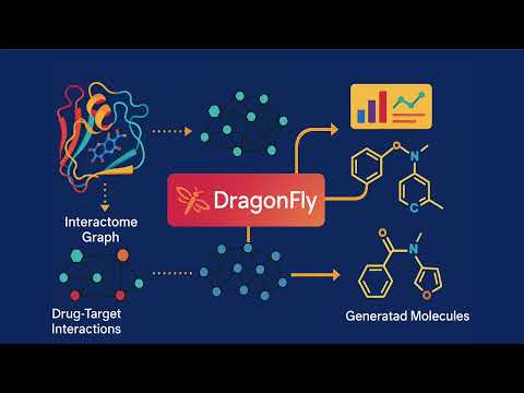Dragonfly, a deep learning framework to generate new molecules