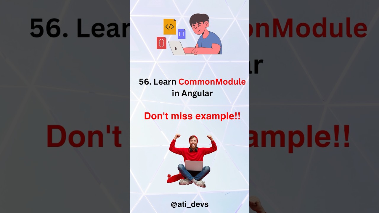 What is CommonModule in Angular? #shorts #angular #interview