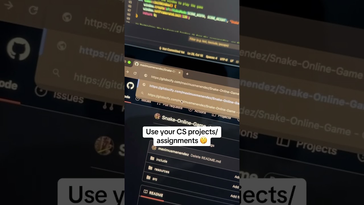 This GitHub tool SAVED ME in landing top tech offers 💪 #breakintotech #coding #codewithme #csmajor