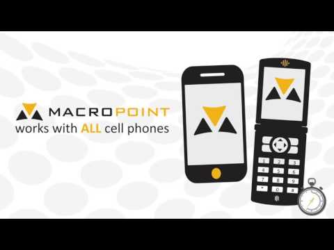 MACROPOINT is the latest and greatest technology used by best-in-class logistics companies.