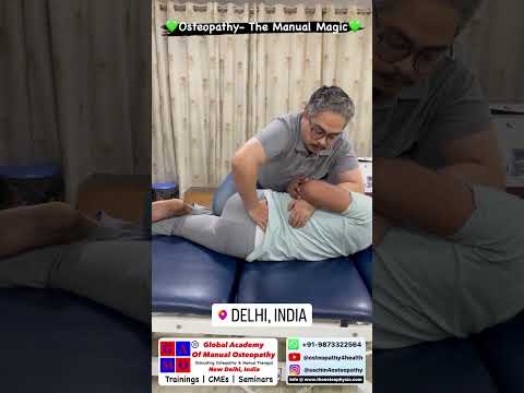 💚Osteopathy- The Manual Magic💚 Pelvis adjustment Technique by Dr. Sachin Kr. Gupta