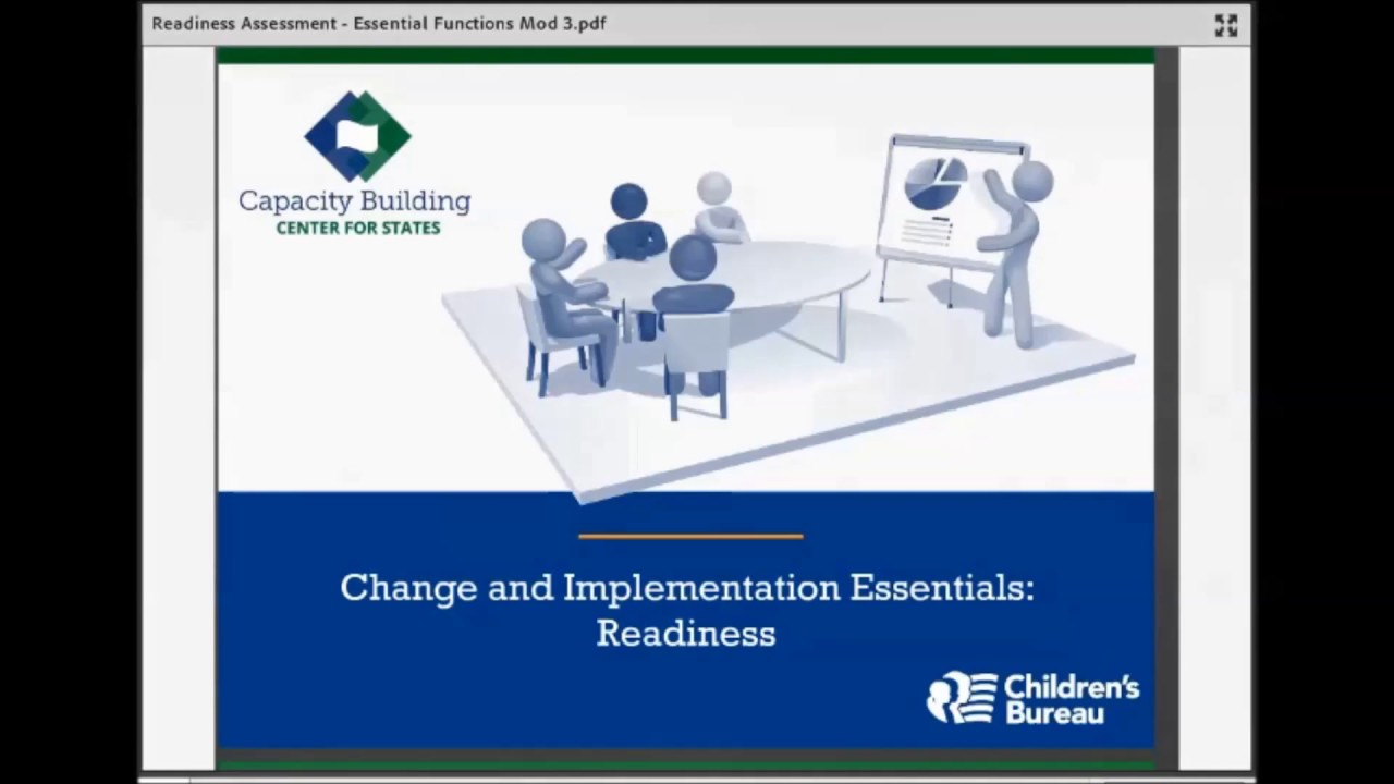 Change and Implementation in Practice: Readiness Video Module 3
