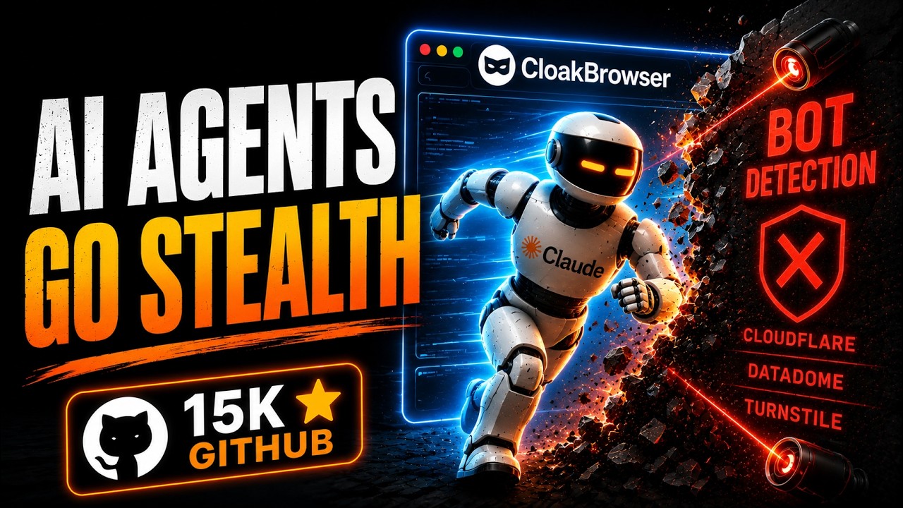 CloakBrowser made Claude agents undetectable (15k stars on GitHub)