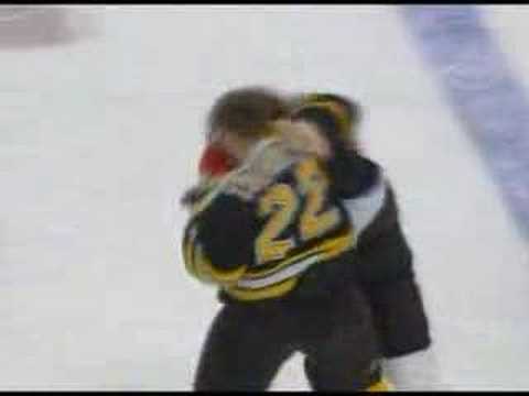 Riley Cote vs. Shawn Thornton, March 15, 2008 - Philadelphia Flyers vs ...