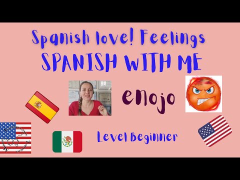 4 Enojo Spanish language with me| How to talk about anger in Spanish? Feelings Class