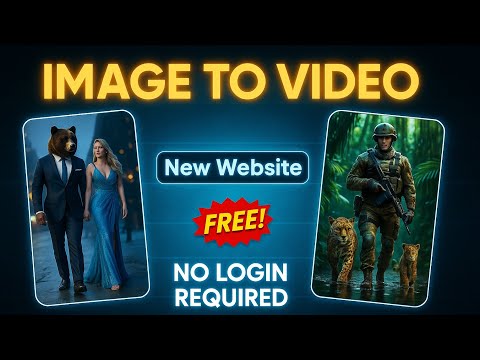 🎬 Free Unlimited AI Video Generator | No OTP, No Login | Image to Video AI Tool 2025 🔥