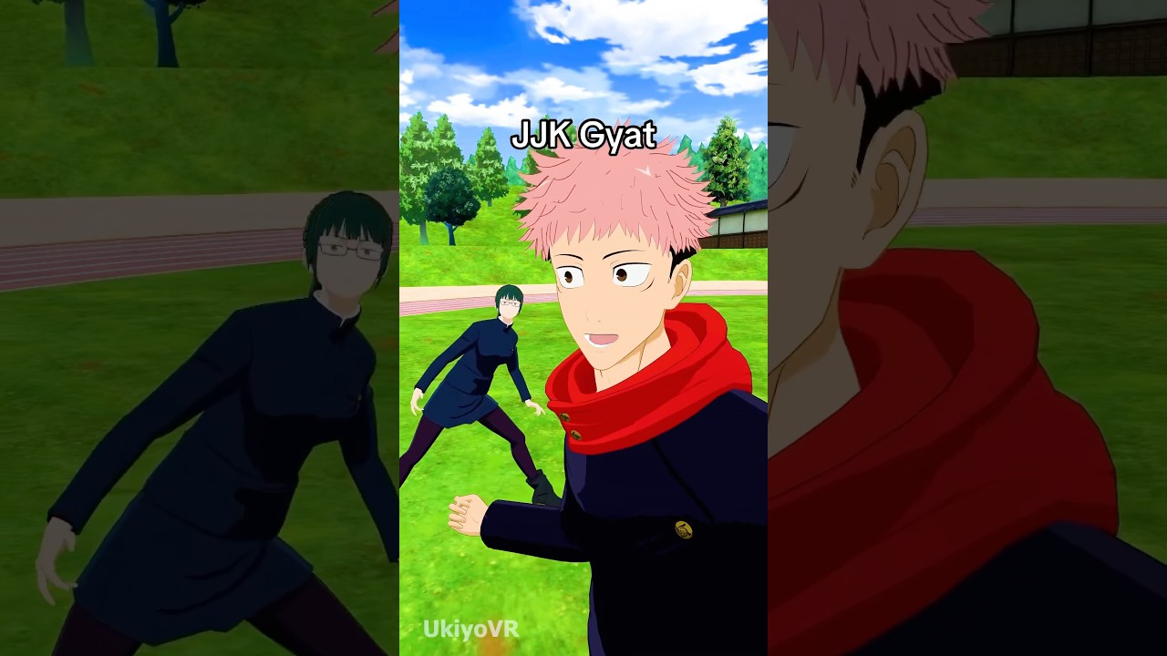 Maki wins Yuji’s game #jjk #jujutsukaisen #anime #vrchat