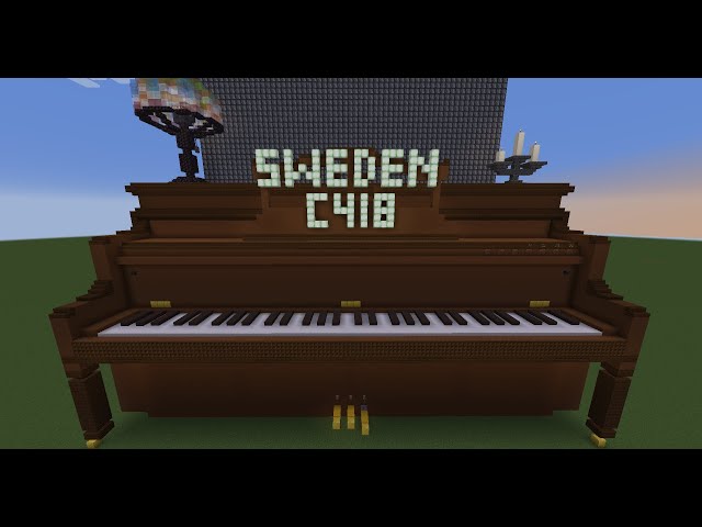 Working Note Block Player Piano Minecraft Map