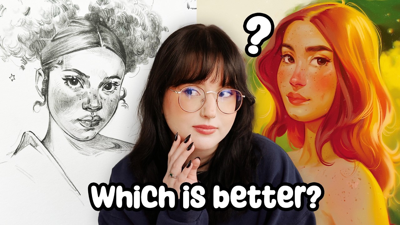 Should You Choose Traditional vs Digital Art? The REAL Differences