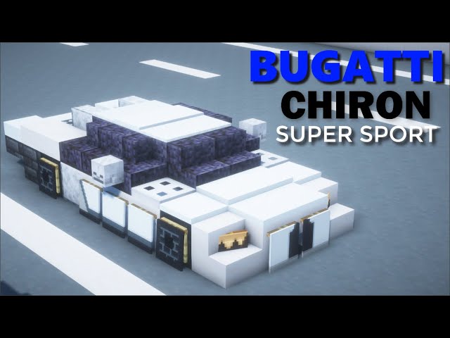 Bugatti Chiron Super Sport 300+ Minecraft Map