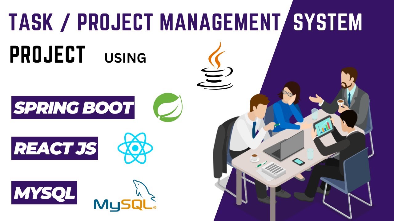 Task Management System Project using React JS and Spring Boot | Full Stack Application | React JS