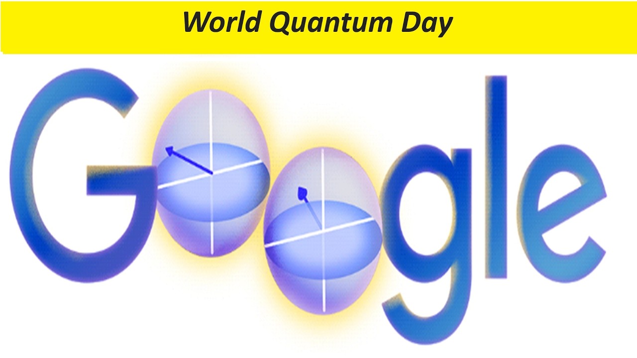 World Quantum Day : World Quantum Day 2026 Google Doodle showcasing Bloch Spheres -quantum computing