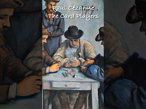 The Card Players Painting - Animated