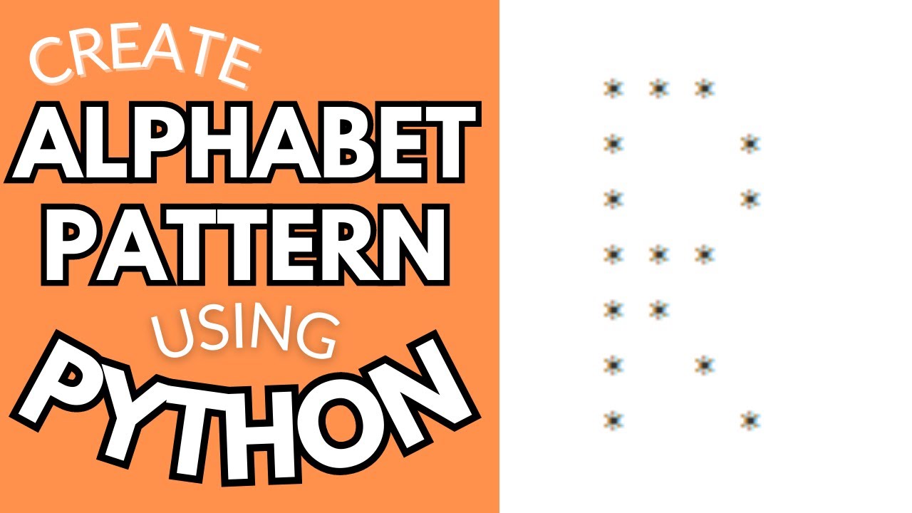 Drawing Alphabet Letter R using Python | Python Pattern Program | Printing Pattern | Python Tutorial