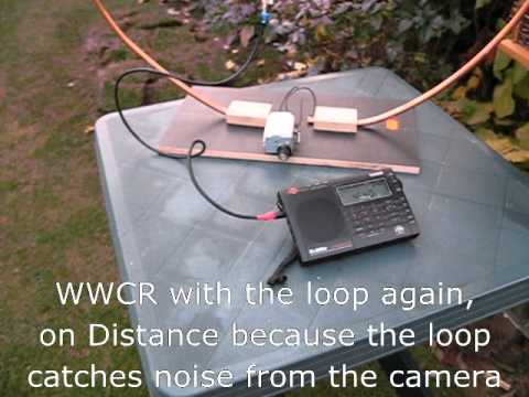 Morning DX with my homebrew loop antenna