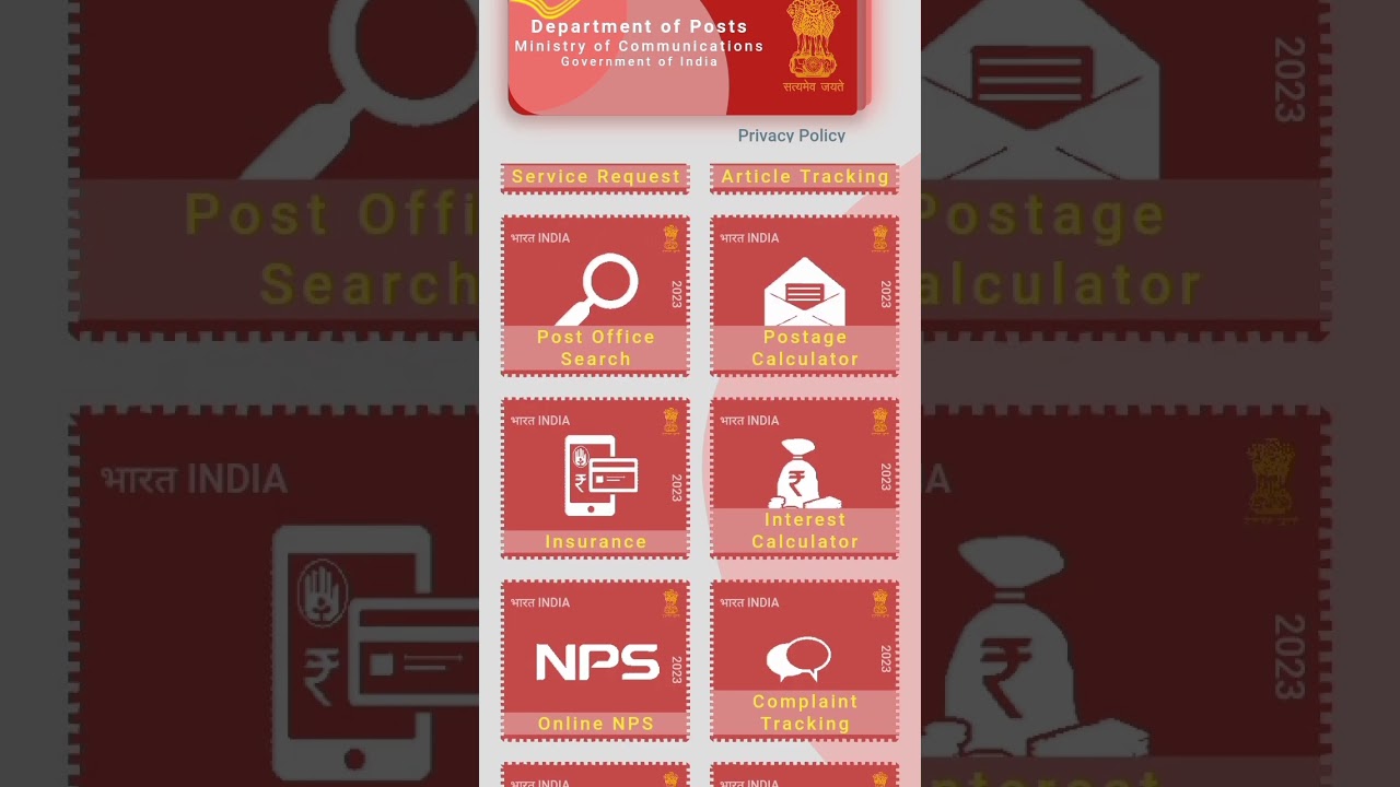 India Post Info App Services