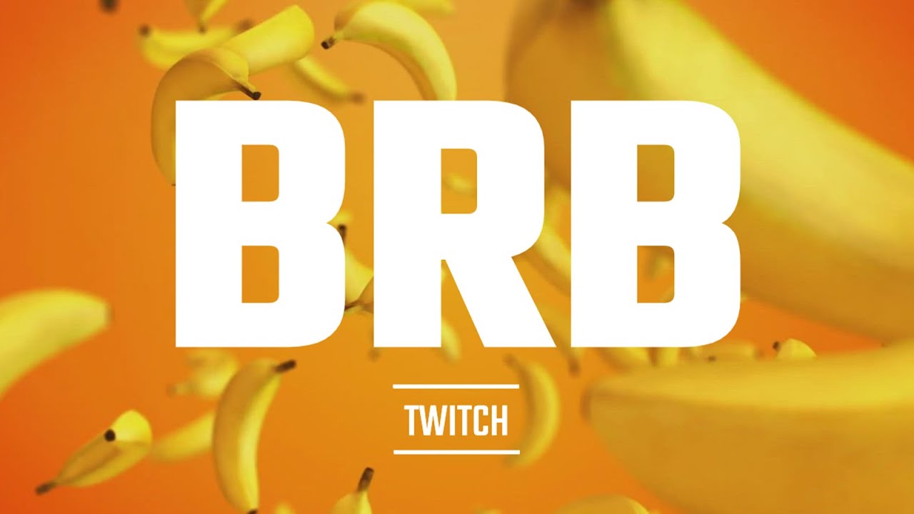 Be Right Back Twitch Video Template (Editable)